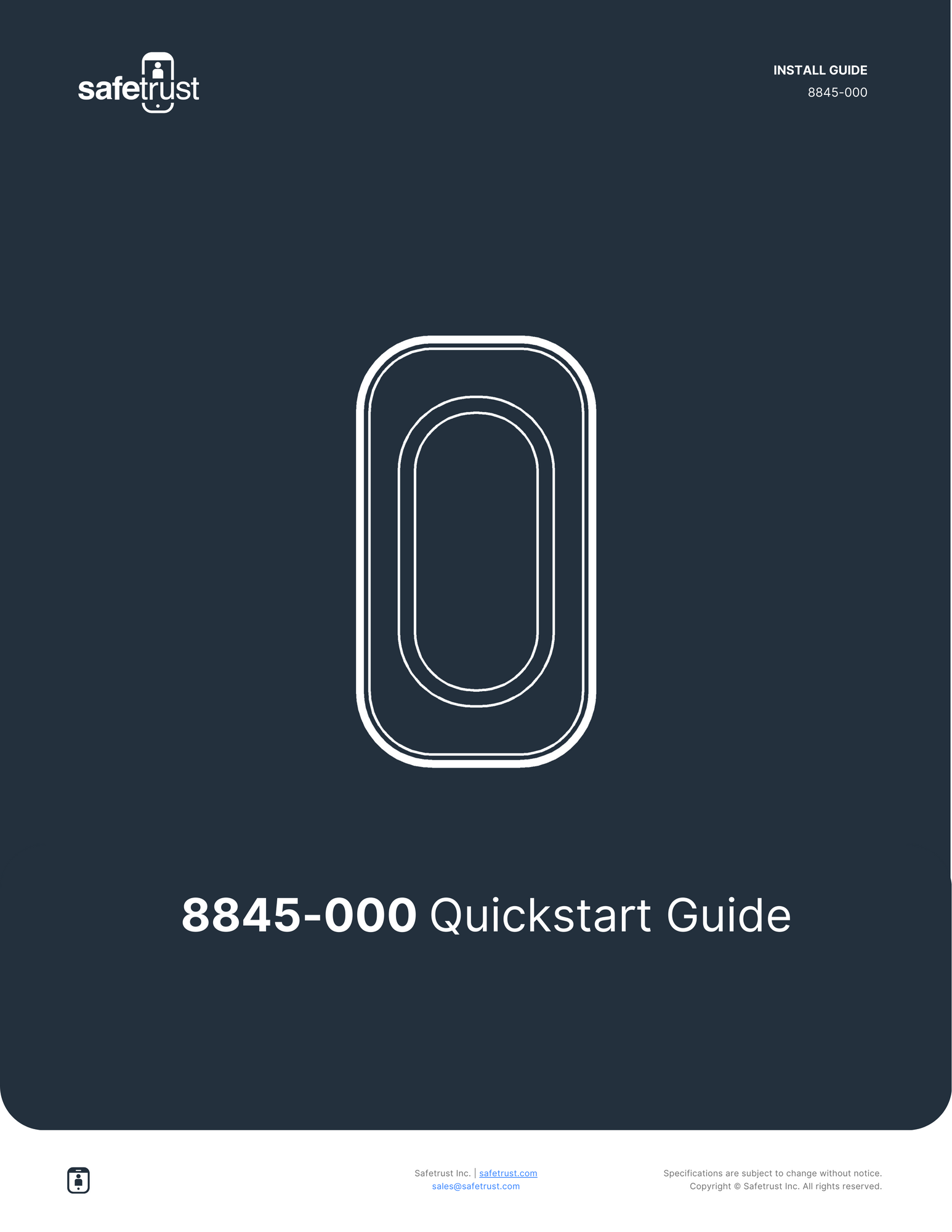 IoT Sensor Mini Quickstart - Safetrust Inc